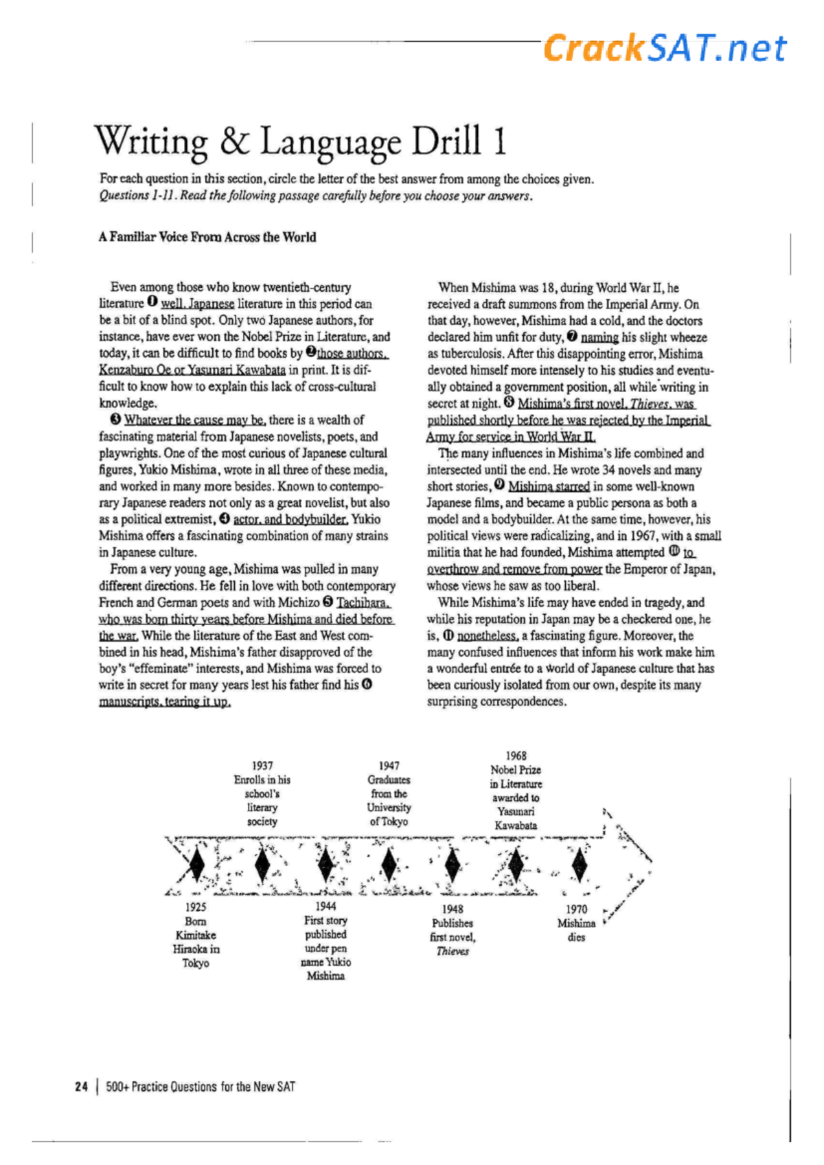 SAT Writing Language Practice Test 1 - Business Law - Studocu