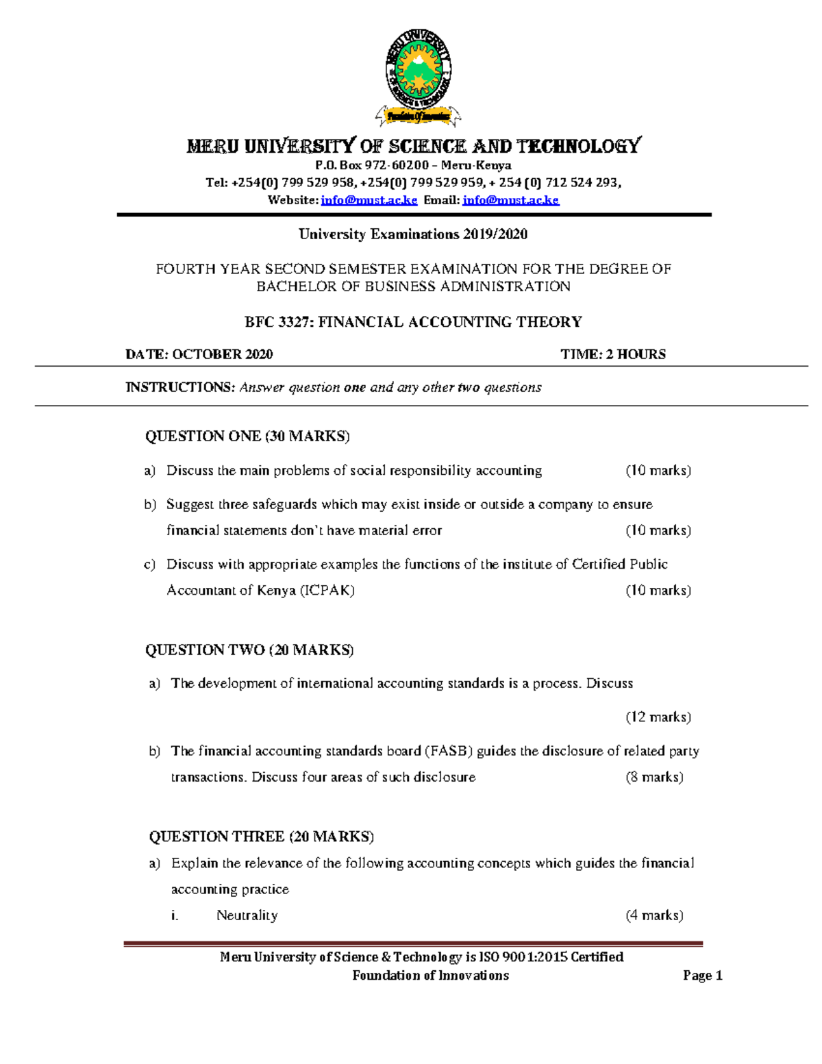 BFC-3327-Financial-Accounting-Theory - Meru University of Science ...