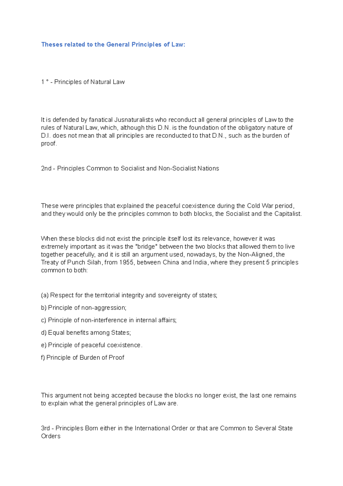 Theses related to the General Principles of Law 2 - is the foundation ...