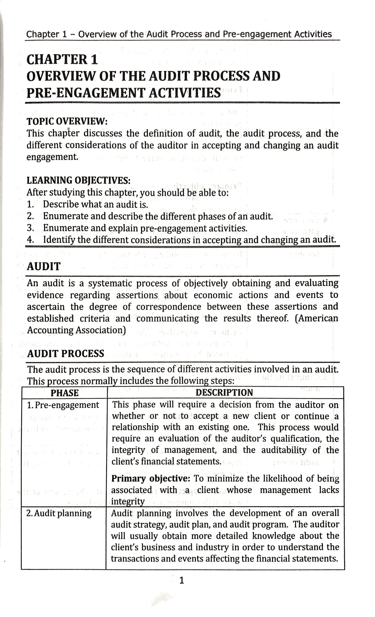 AUD Chapter-1 Overview-of-Audit-Process - Bachelor of Science in ...