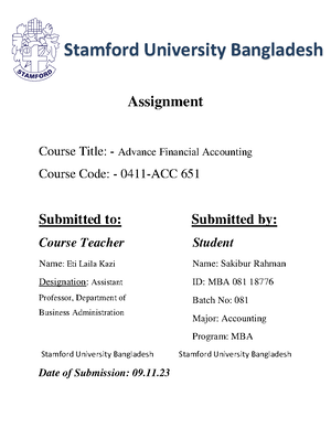 Audit Profession in Bangladesh - Chapter-5: Audit Profession in ...