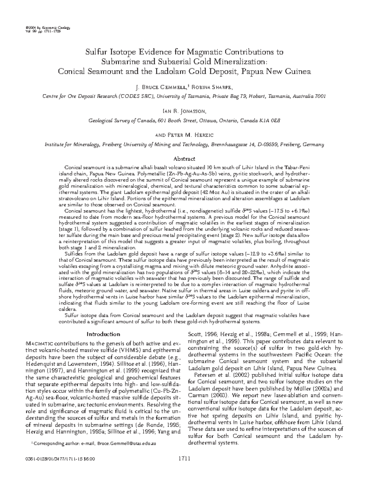P1711-p1725 - Geologia regional - Introduction MAGMATICcontributions to ...