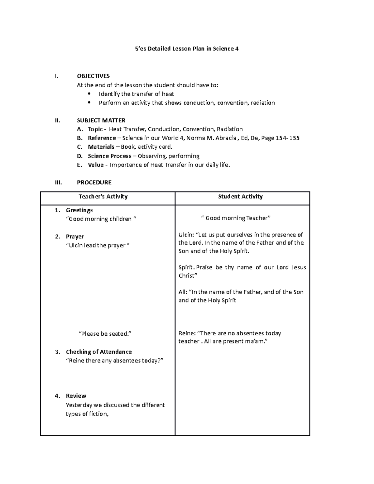 5 es detailed lesson plan science 4 - 5’es Detailed Lesson Plan in ...