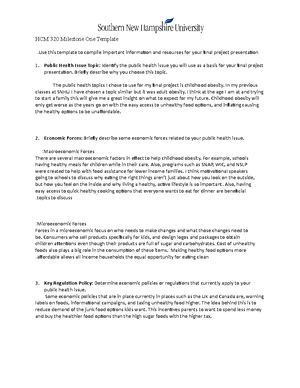 Hcm paper week 3 - 100% - Logan Taylor Southern New Hampshire ...