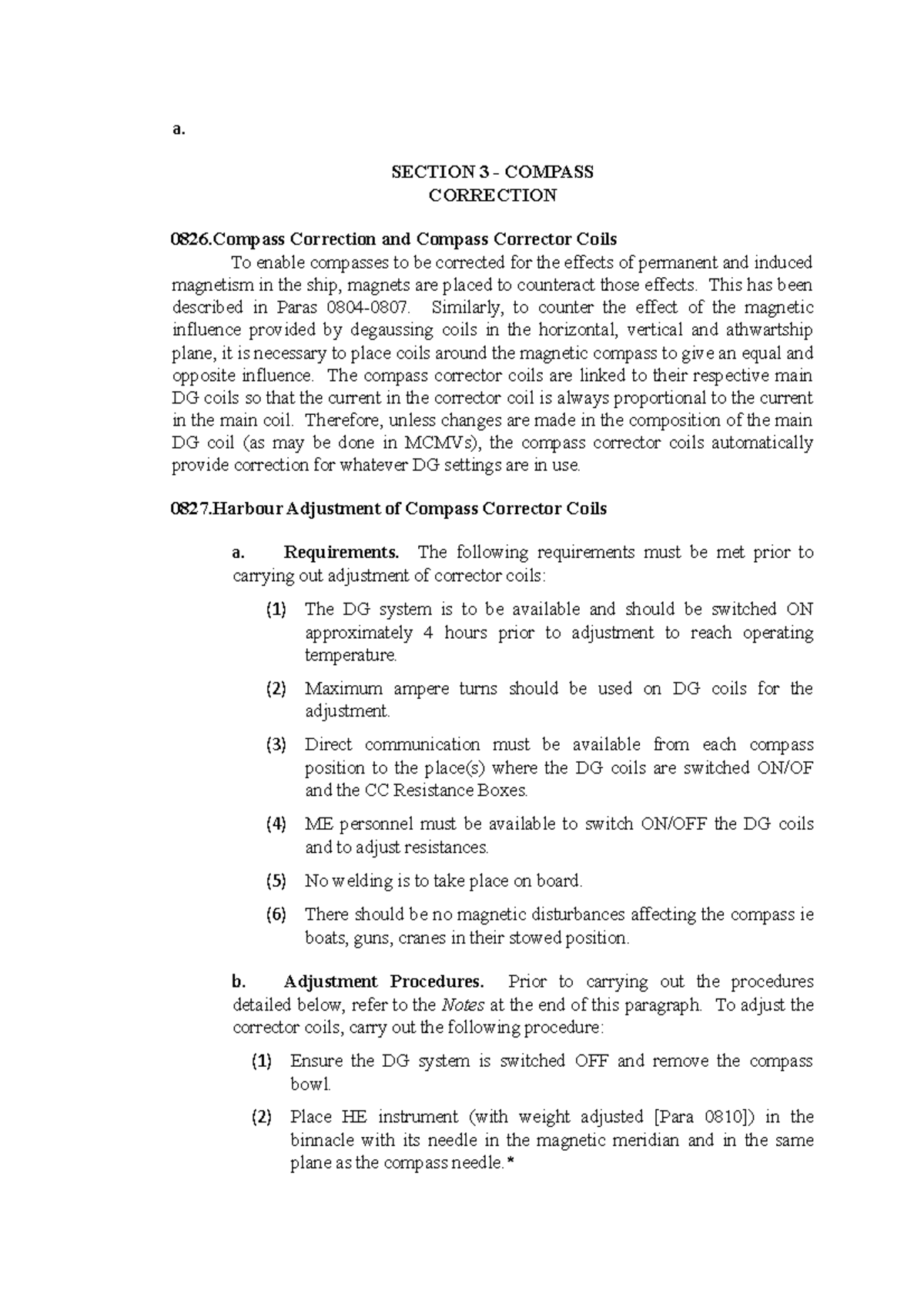 The Admiralty Manual of Navigation (BR 45 Volume 3) Chapter 8 Section 3 ...