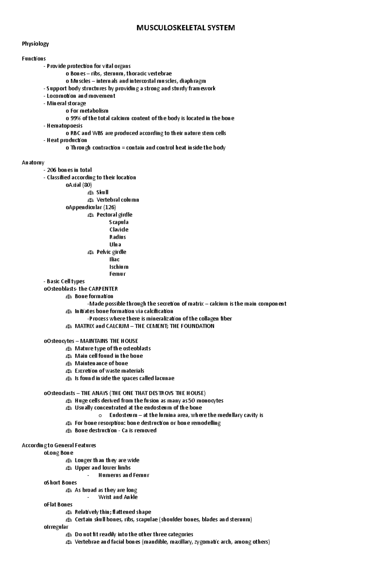 Common Health Problems OF THE Neonates AND Infant 1 - MUSCULOSKELETAL ...