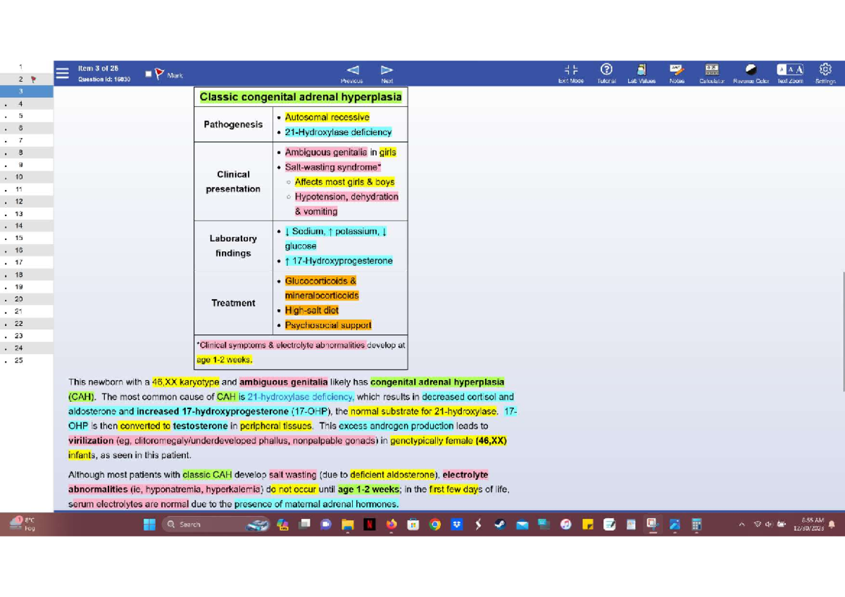 Endo paeds - these are pdfs made out of UW Notes - 1 Item 3 of 25 ABC 0 ...
