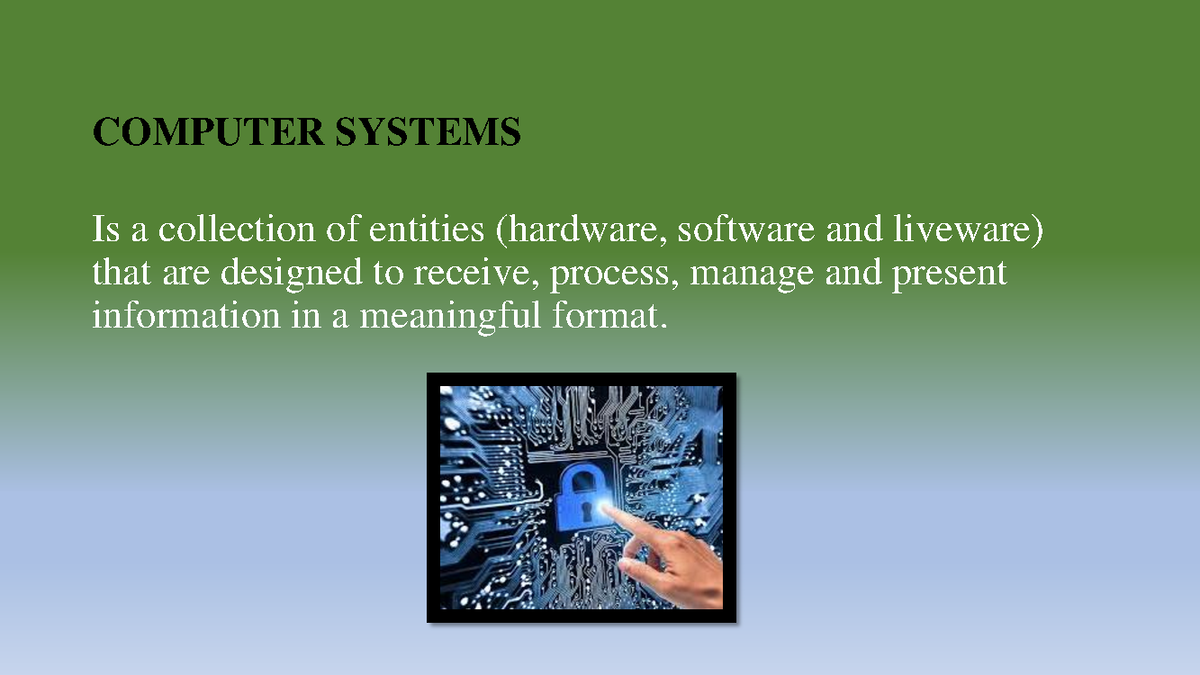 Homework SI micro C Robot 3D - COMPUTER SYSTEMS Is a collection of ...