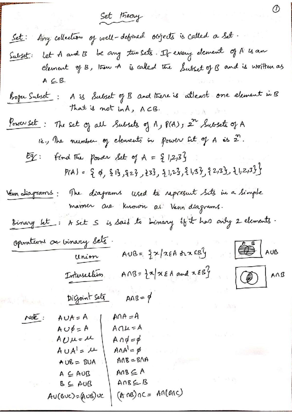 DMS-UNIT2-SETS, Relations, Functions, Algebraic Structures - Computer science engineering - Studocu