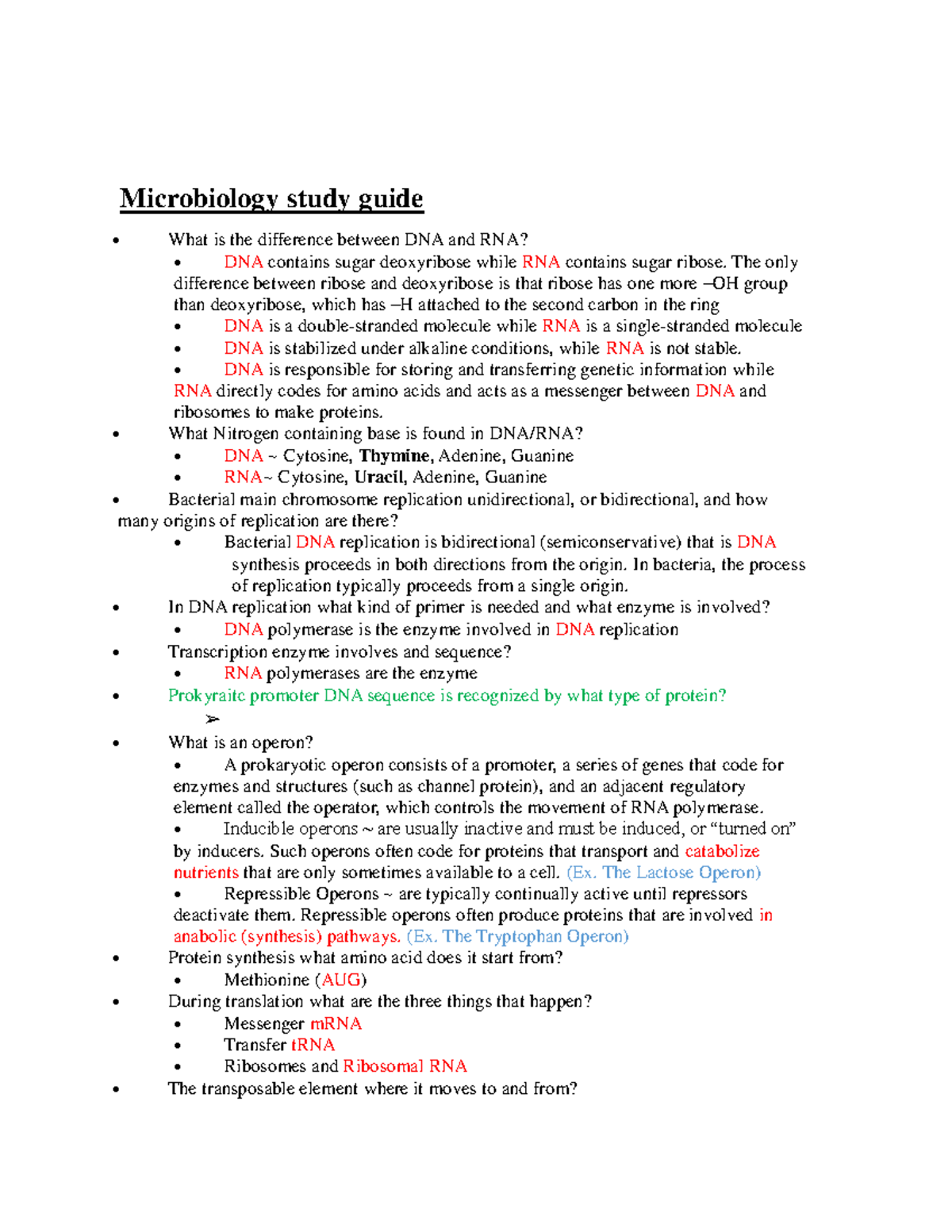 Microbiology study guide 1. - Deprecated API usage: The SVG back-end is ...
