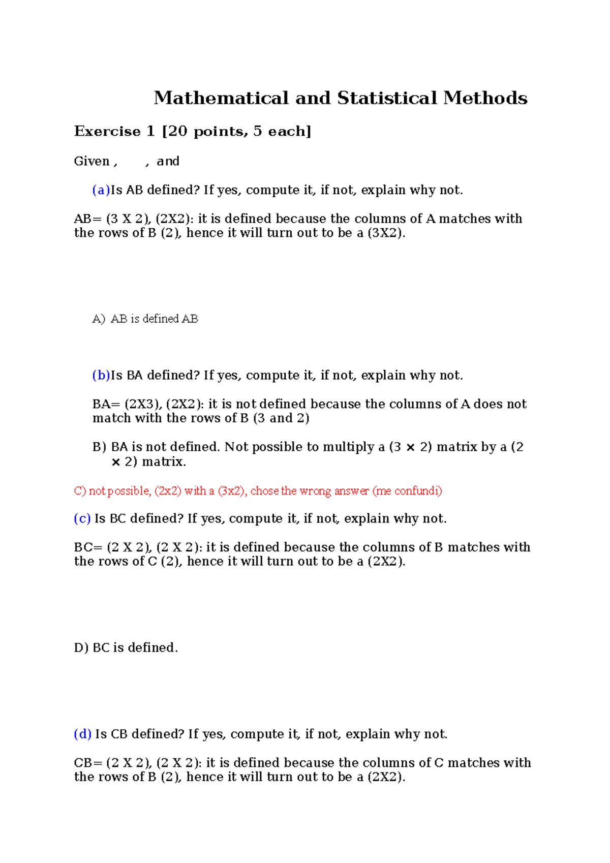 Mathematics and Statistics- matrices week 3 - Mathematical and ...