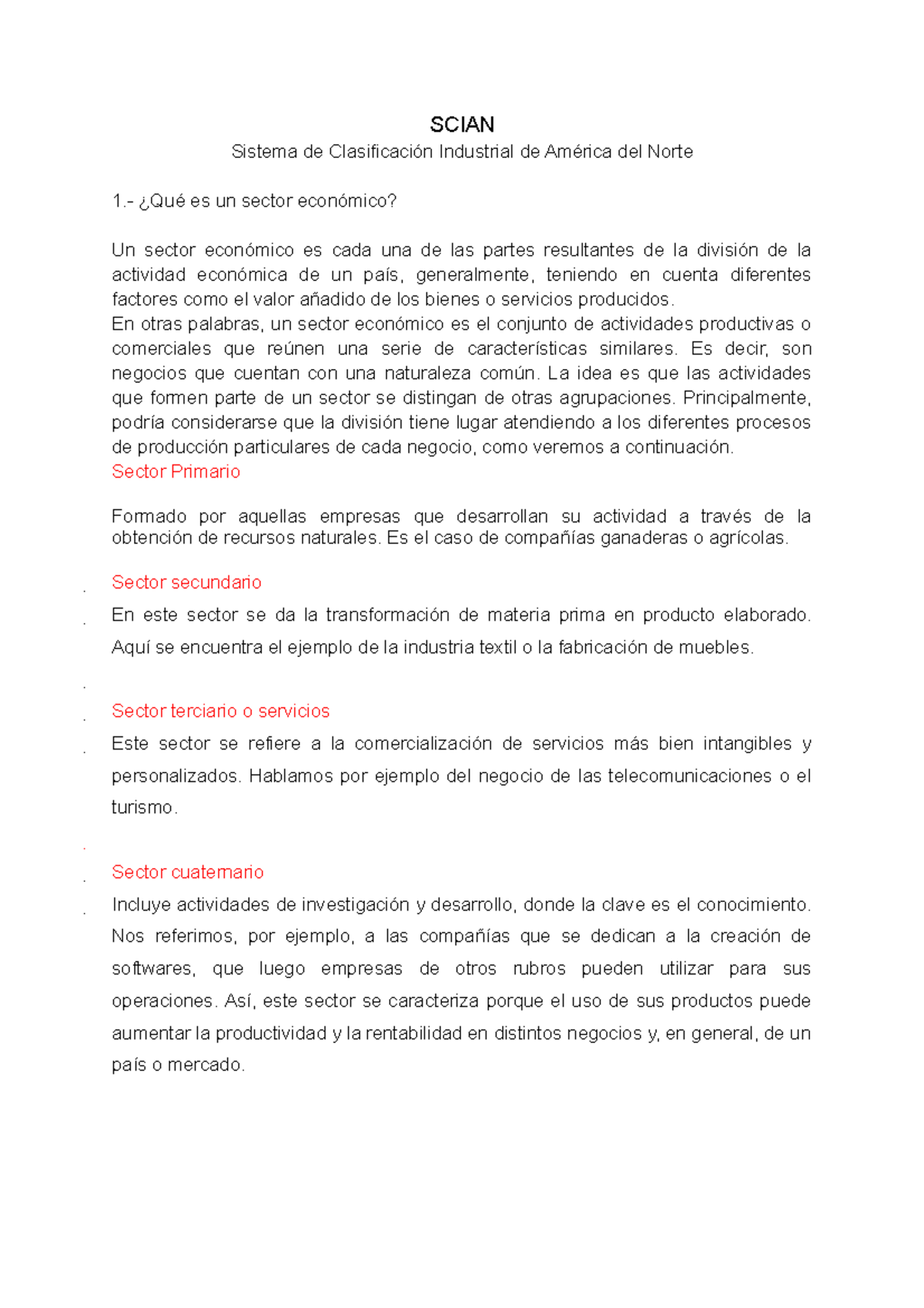 Scian - informacion de uso para la contabilidad social - SCIAN Sistema ...