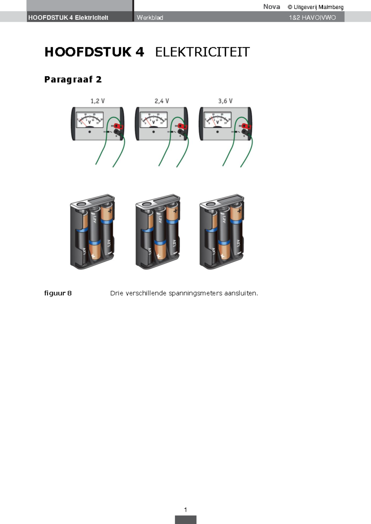 Nova nask 1-2 hv H4 p2 opdr5 werkblad - Natuurkunde - Nova © Uitgeverij Malmberg HOOFDSTUK 4 ...