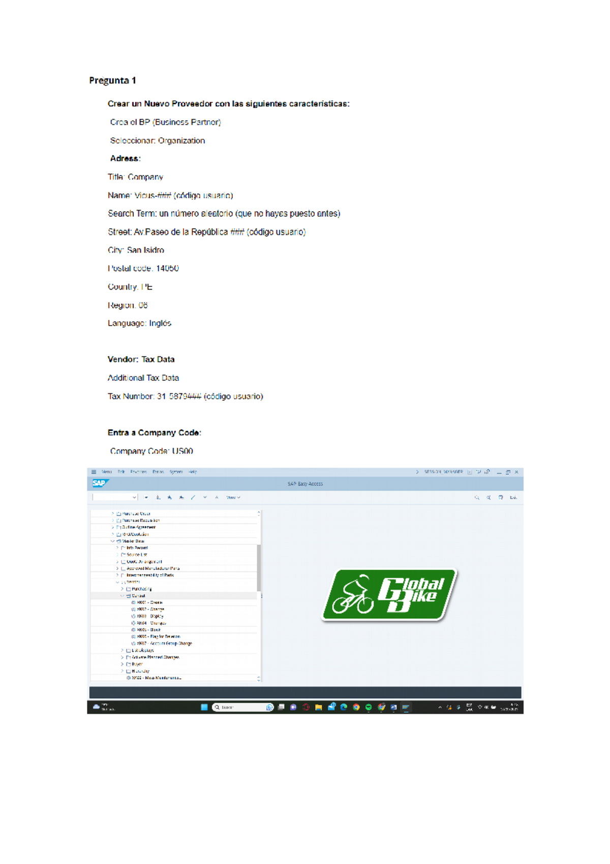 Pregunta 1 PC2 - Sistemas de informacion ERP - Studocu