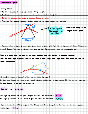 OPT405 Refraction Curved Surfaces - BSc (Hons) Optometry 2022- OPT405 ...
