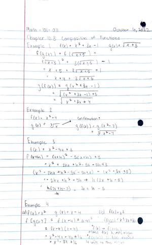 Math 101 Part2 - Taught by Luke Brown - " Shifting Functions " f- ( +a ...