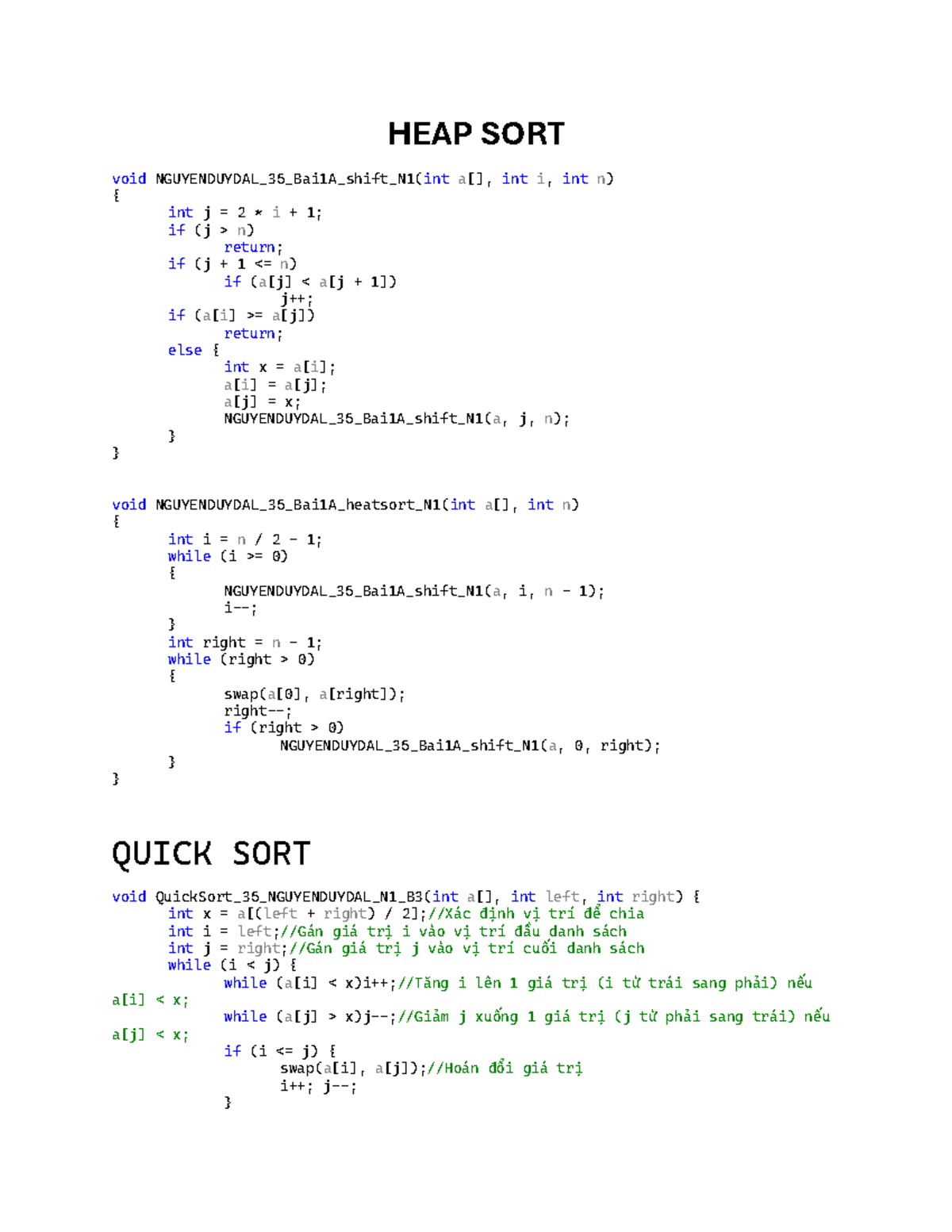 ÔN TẬP GT2 - Trắc nghiệm môn pháp luật đại cương - HEAP SORT void ...