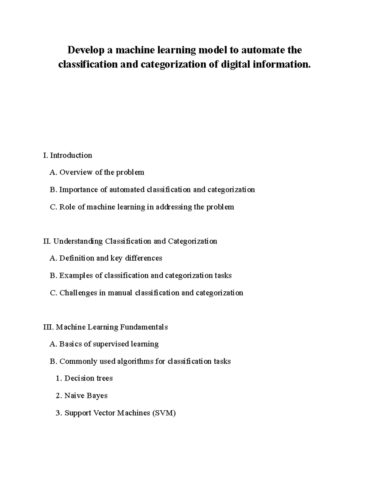 Develop a machine - learning - Develop a machine learning model to ...