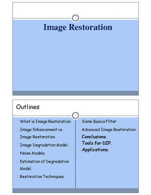 Digital Image Processing Notes 1 - Explain the Adaptive Filters ...