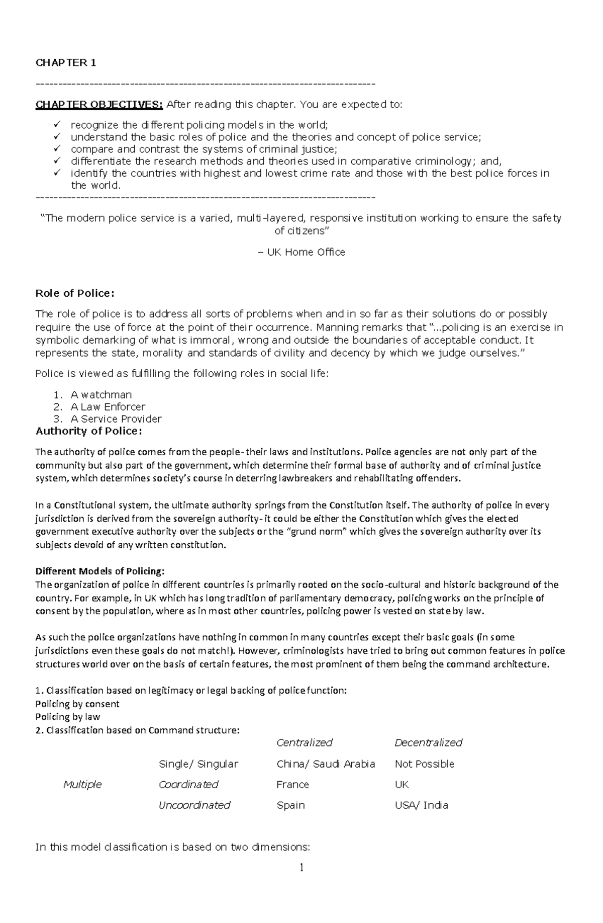 Fb74e3284f6dd038f4b9576f9b0e6a11 - 1 CHAPTER 1 - CHAPTER OBJECTIVES ...