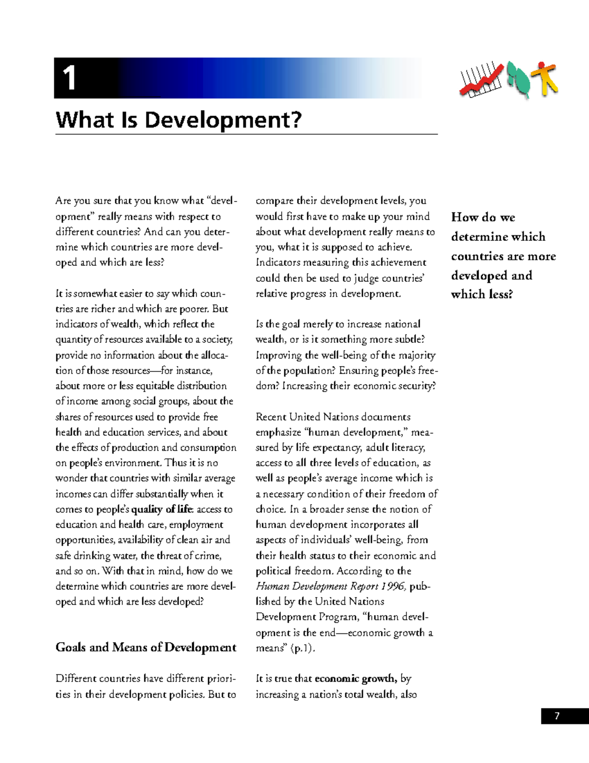 Defining development - How do we determine which countries are more ...