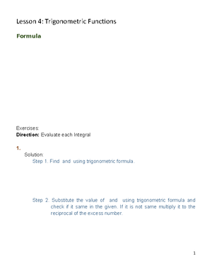 Lesson 3. Exponential Function - Lesson 3: Exponential Functions ...
