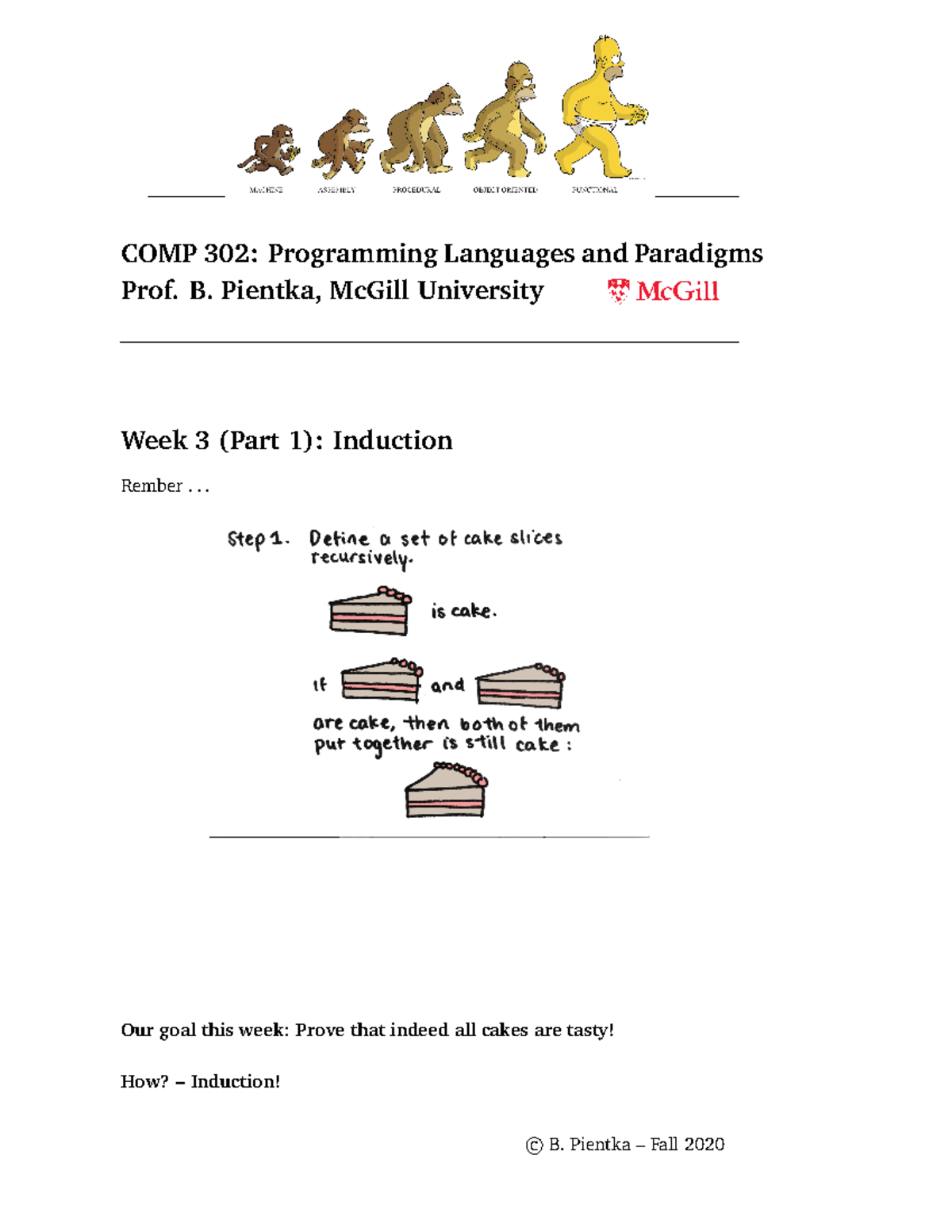 Note03-1 - lecture notes - COMP 302: Programming Languages and ...