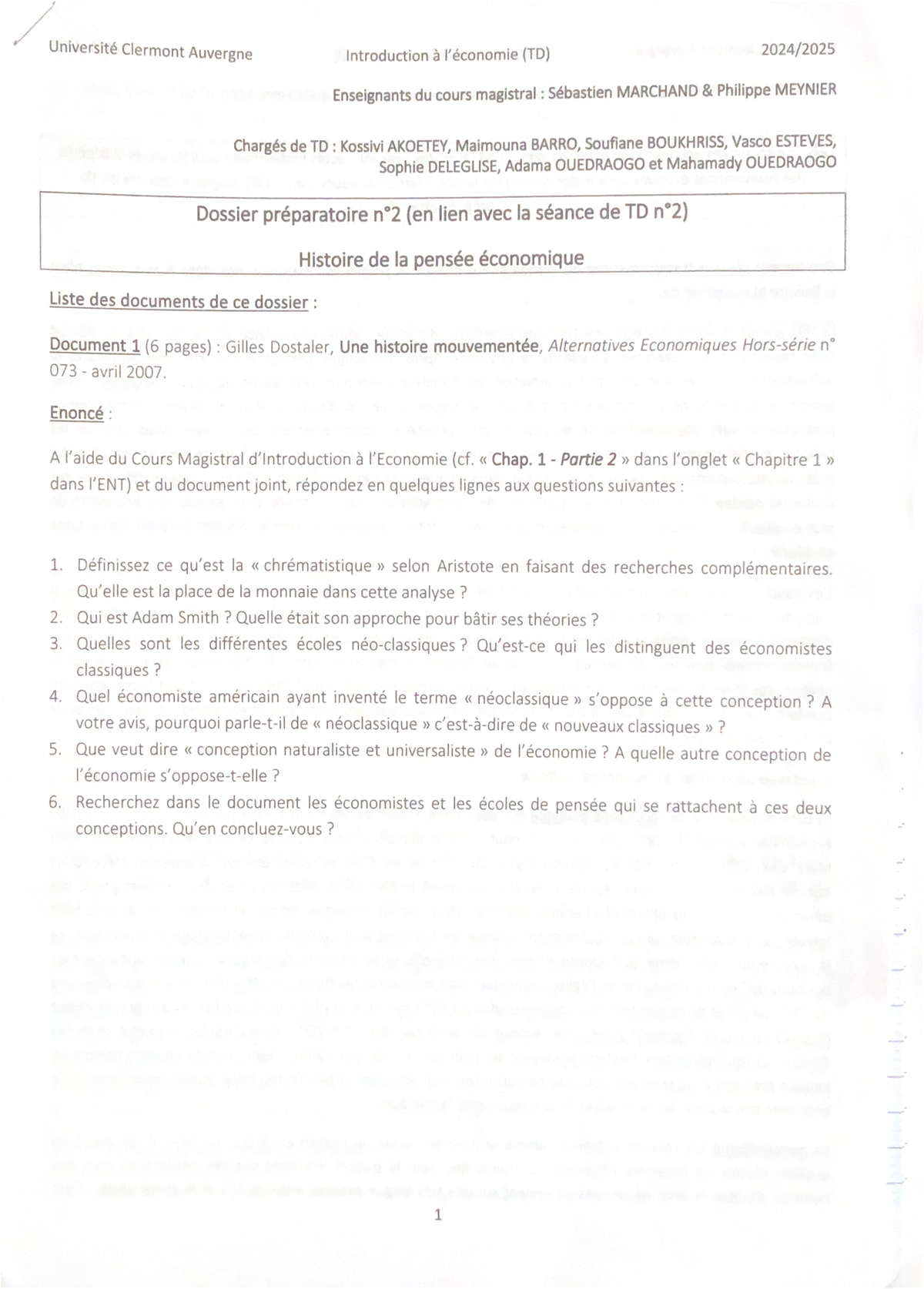 1 - ;;;; - Université Clermont Auvergne Introduction à (TD) Enseignants ...
