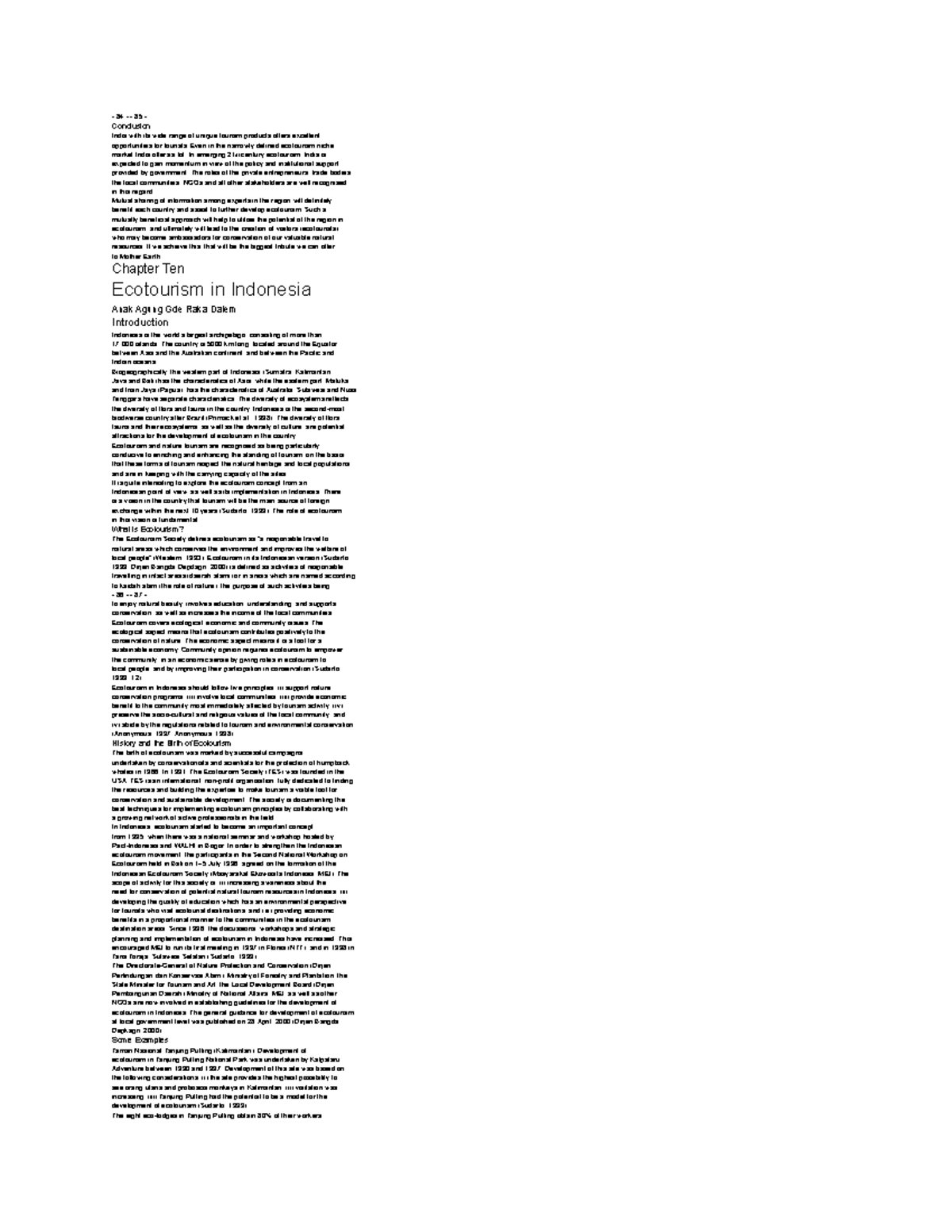 Untitled document-46 - hhh - 84 - 85 - Conclusion India with its wide range of unique tourism ...