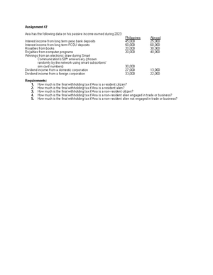 Income Tax Chapter 9 - Tax - Chapter 9 Regular Income Tax: Inclusion in ...