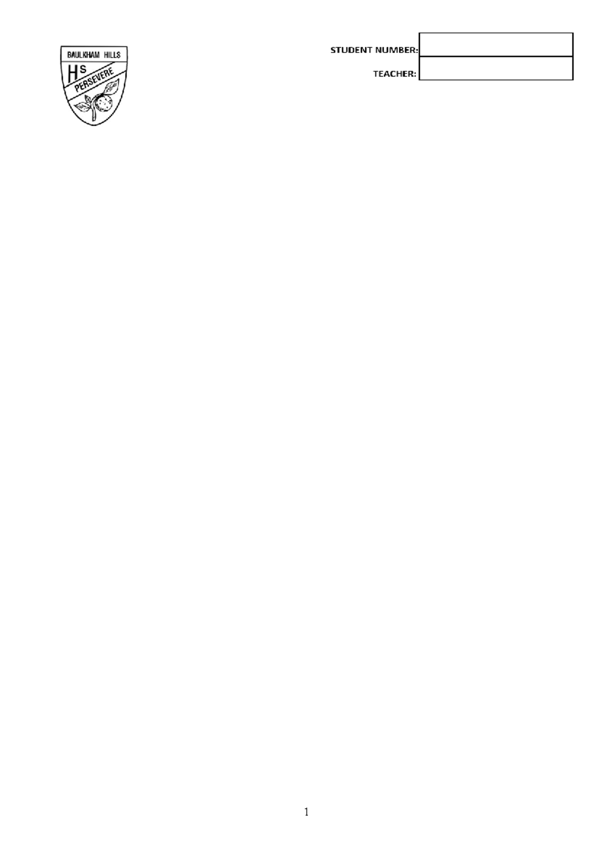 2022 BHHS Economics Trial HSC Exam - BAULKHAM HILLS HIGH SCHOOL HIGHER ...