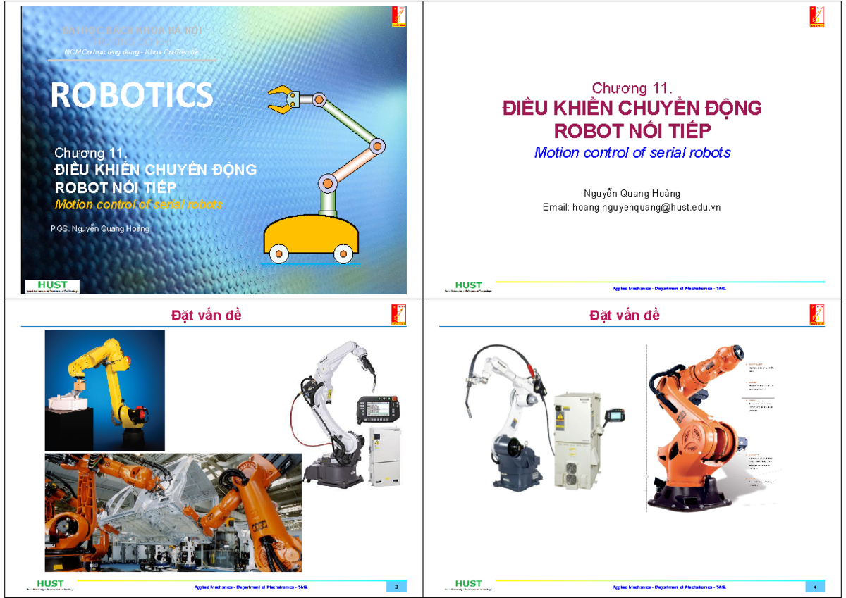 Robotics 11 Motion control SR - Applied Mechanics - Department of ...