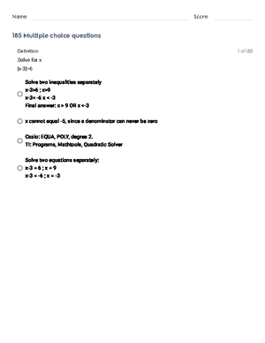 Video glory - able to float easily - Name: Score: 43 Multiple choice ...