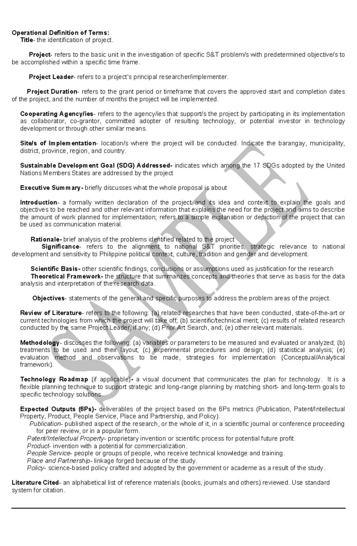 Writing Research Proposal for Beginners - Operational Definition of ...