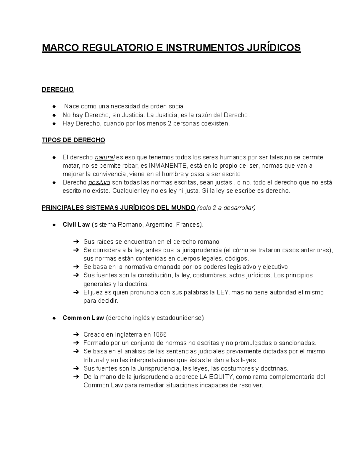 Marco Regulatorio E Instrumentos Jurídicos - MARCO REGULATORIO E ...