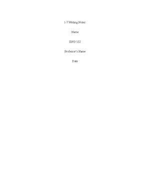 ENG 122 Module 4 Summary - Summary Your Name Southern New Hampshire ...
