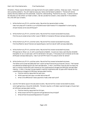 Math 123 lesson 11 - The main objective of this module is to introduce ...