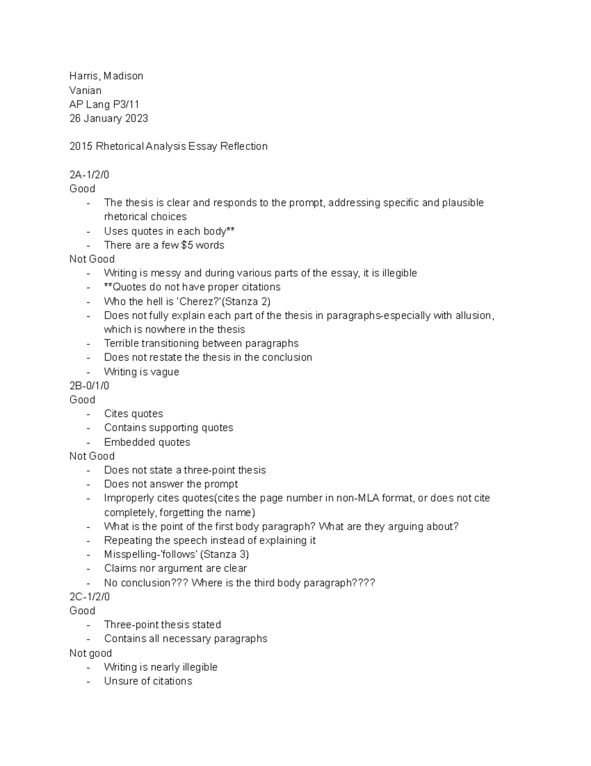 Mharris vanian p3 11 2015 ra essay reflection - Harris, Madison Vanian ...