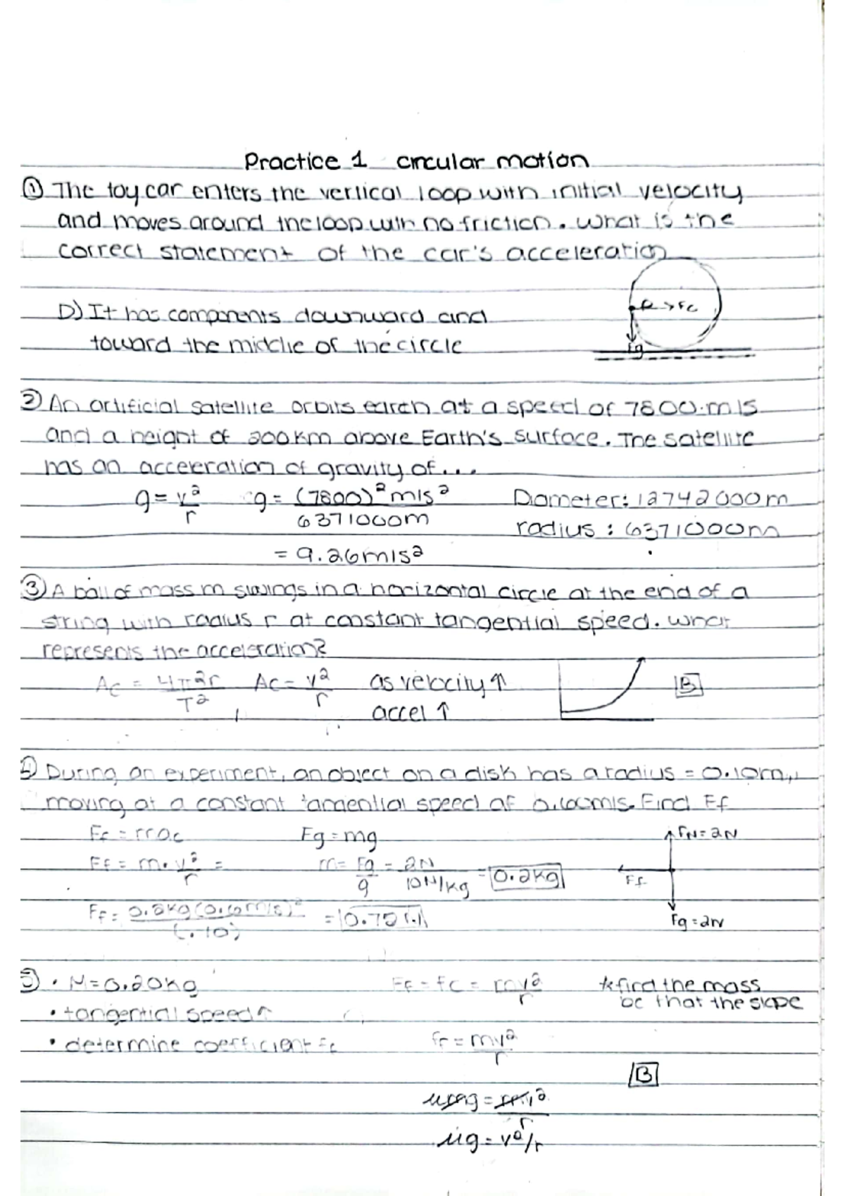 Force physics problems - PHYS 121 - Studocu
