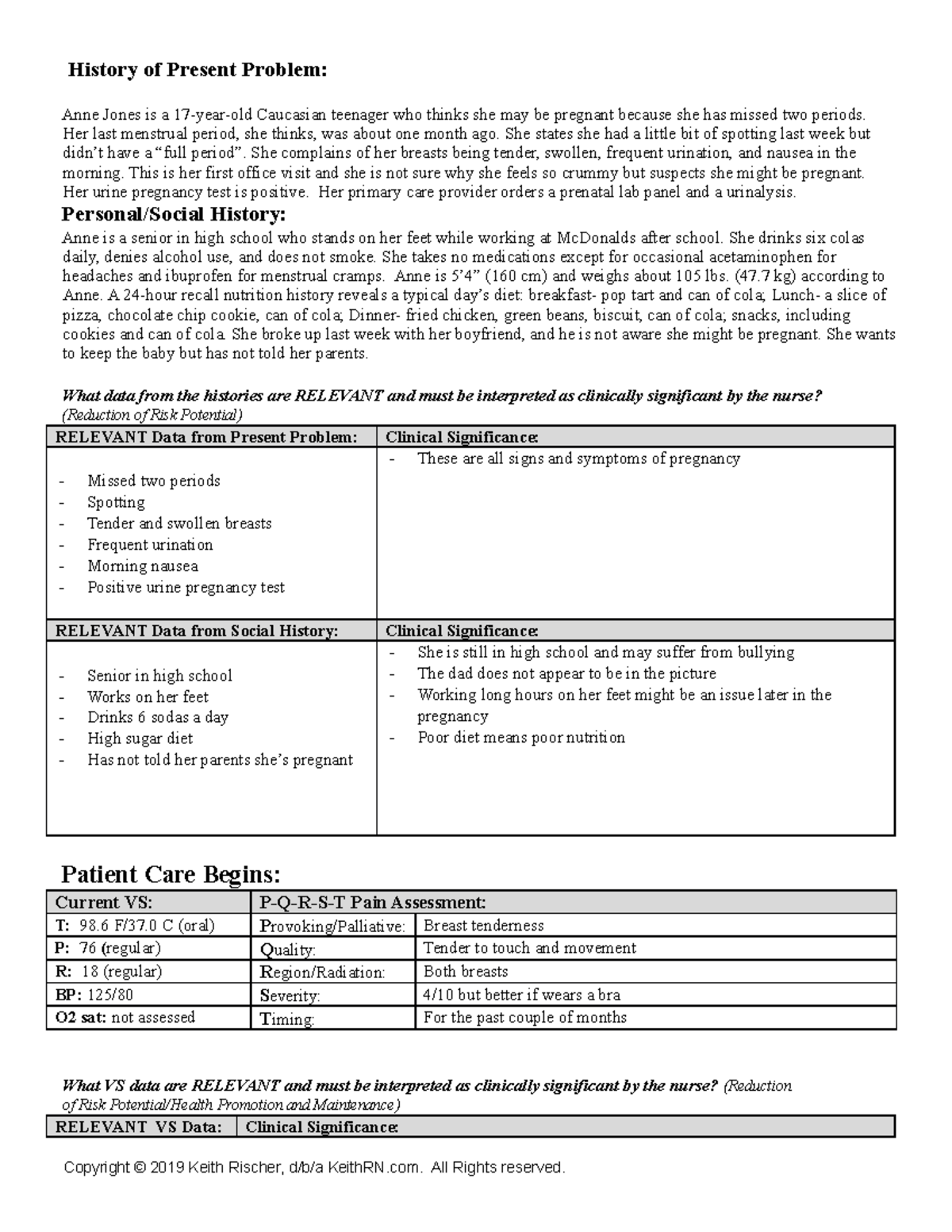 Antepartum Unfolding Case Study - NUR 335 - Arizona College - Studocu