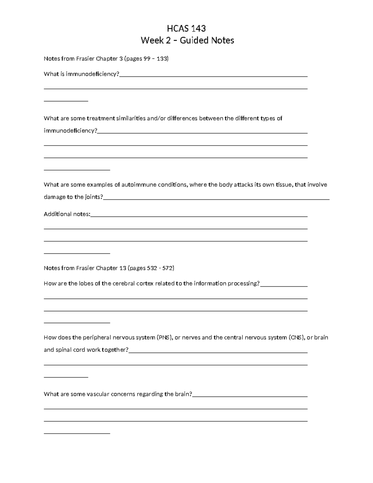 Week 2 Guided Notes-2 - notes - Week 2 – Guided Notes Notes from ...