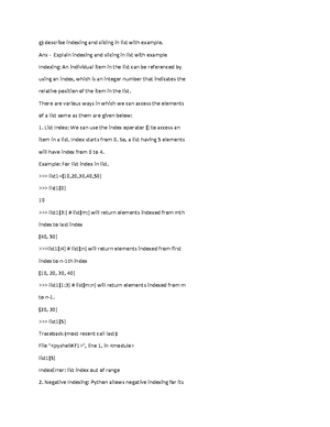 311002- Engineering Workshop Practice 210923 - Programme Name/s : Artificial Intelligence/ - Studocu