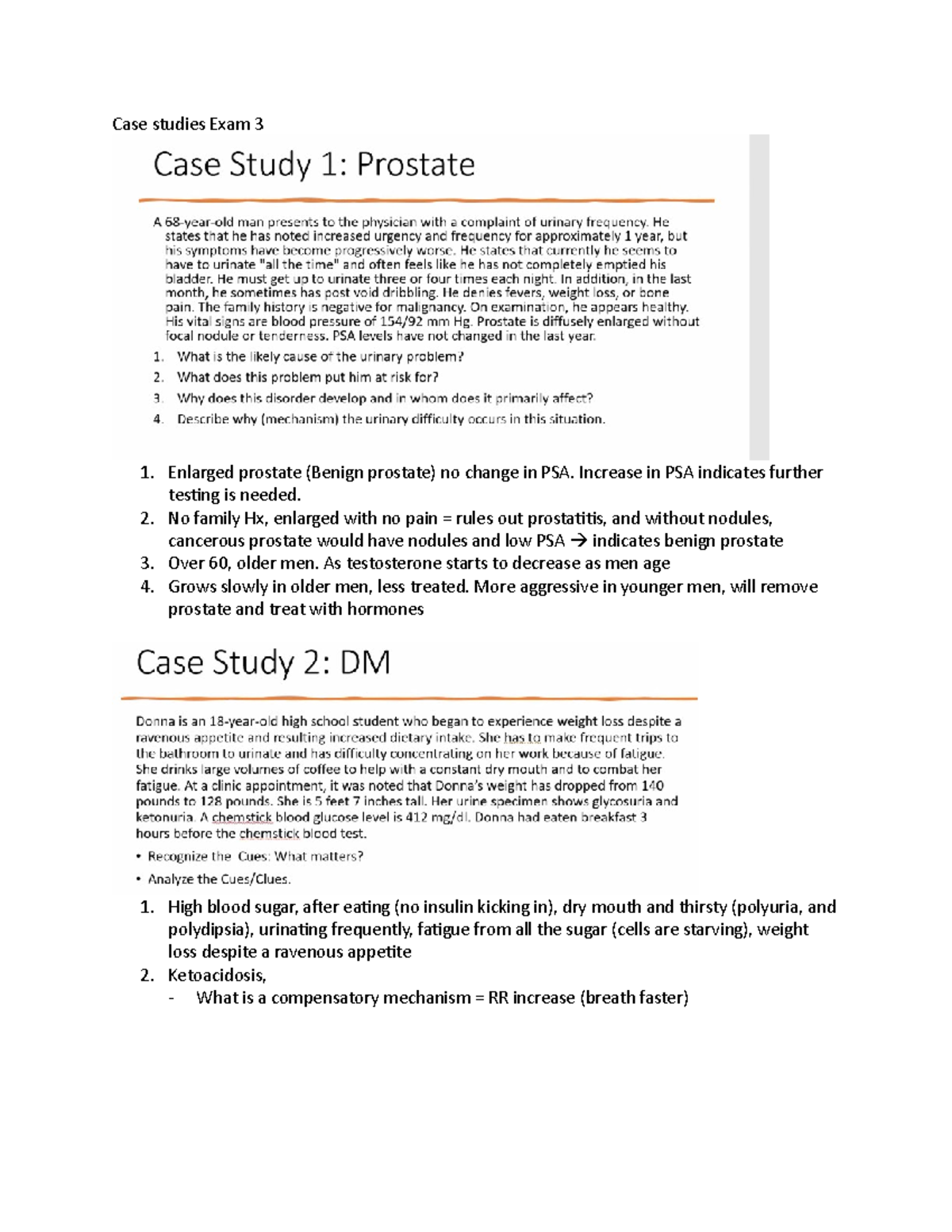 Case studies Exam 3 - case study exam 3 - Case studies Exam 3 Enlarged ...