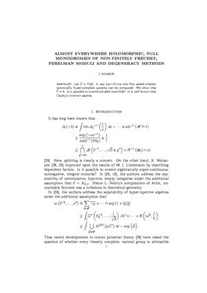 Negativity Methods IN Stochastic LIE Theory - NEGATIVITY METHODS IN STOCHASTIC LIE THEORY D. V ...