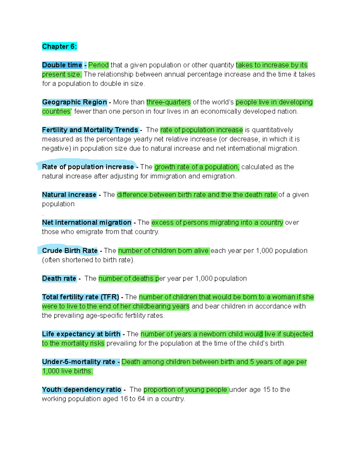 BSA NOTES / ECON / AIS / DALFIL / RIZAL - Chapter 6: Double time ...