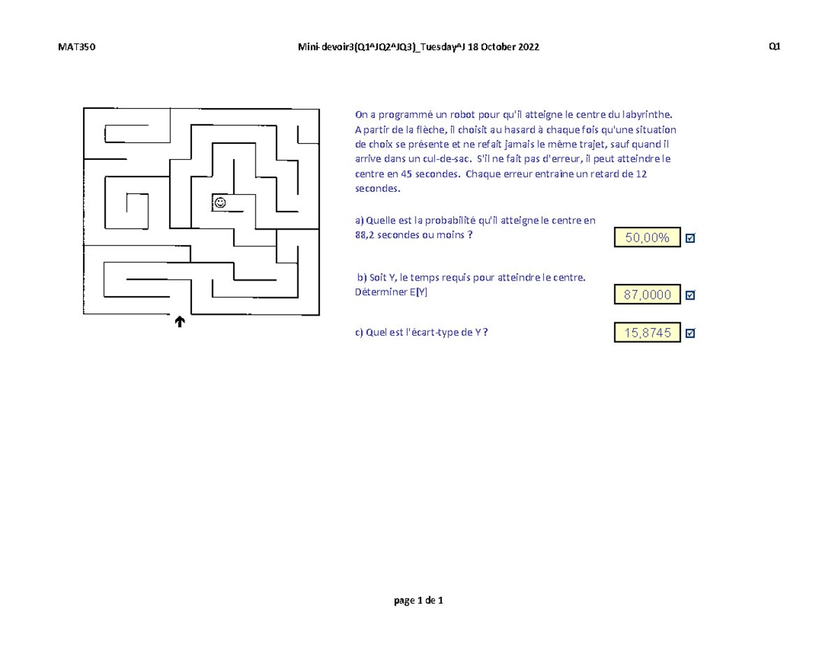 Mini-devoir 3 (Probabilités - Q1, Q2 et Q3) BWA - MAT350 Mini-devoir3 ...