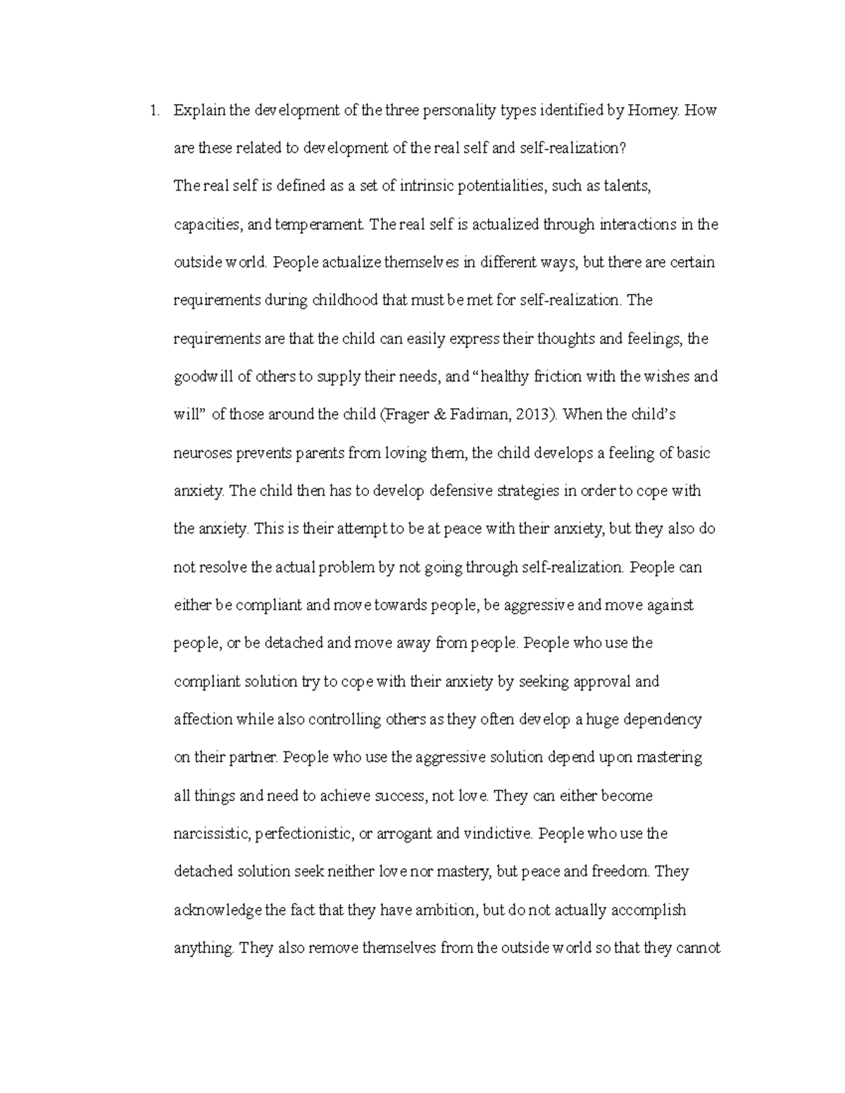 Unit III Assessment - Assignment for Unit III - Explain the development ...