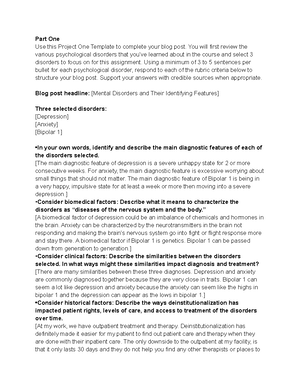 PSY-215 4-2 (1) - In this module, you will complete the Project One ...