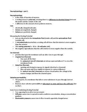 Revised Ch 1 - Structure and Function - Outline - Ch 1 - Structure and ...