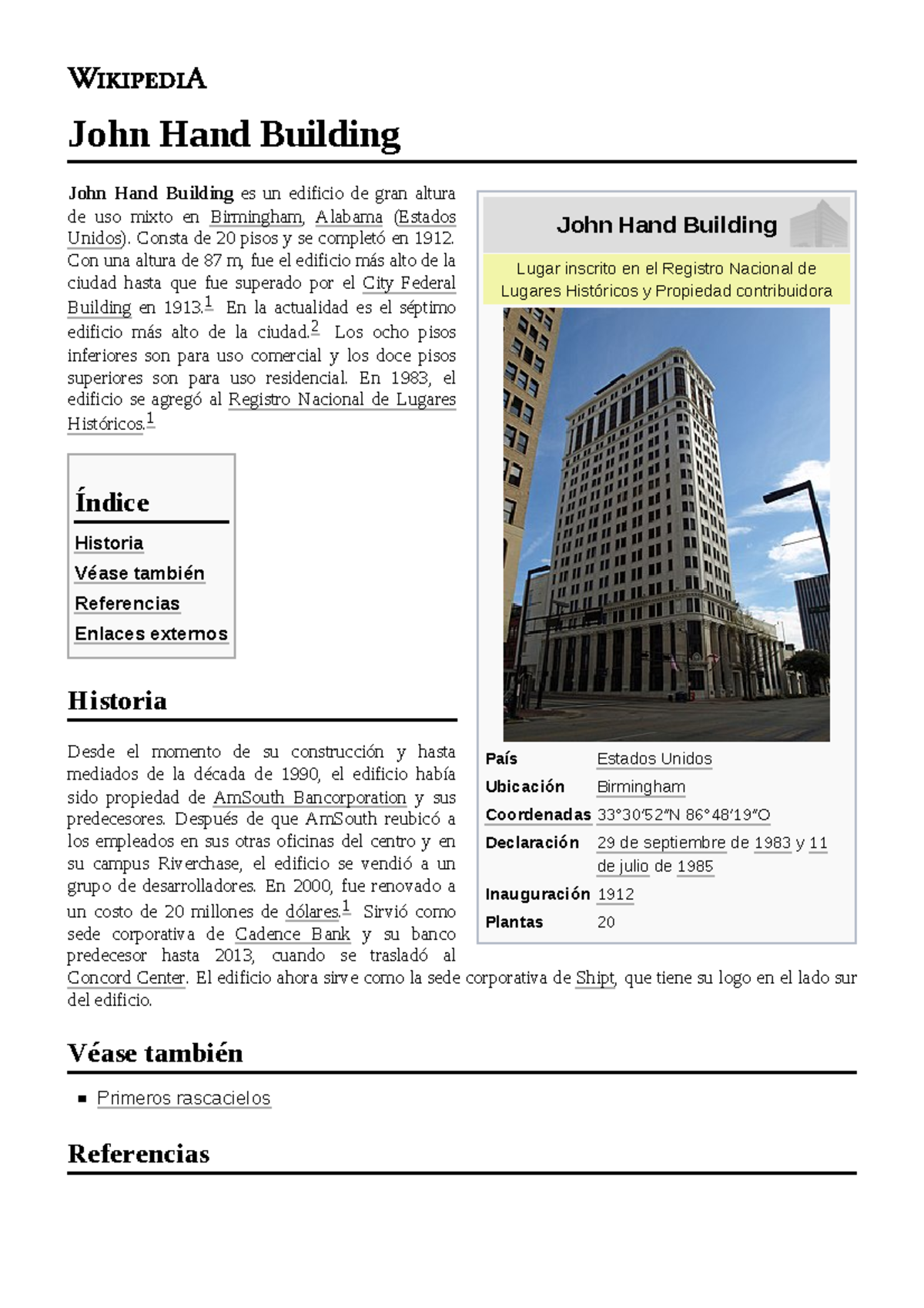 John Hand Building - Comprensión y redacción de textos - John Hand ...